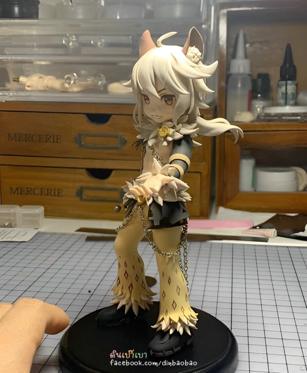 [Handmade] Shadow Chaser + Elanor Wig Model Figure with Light Clay ...