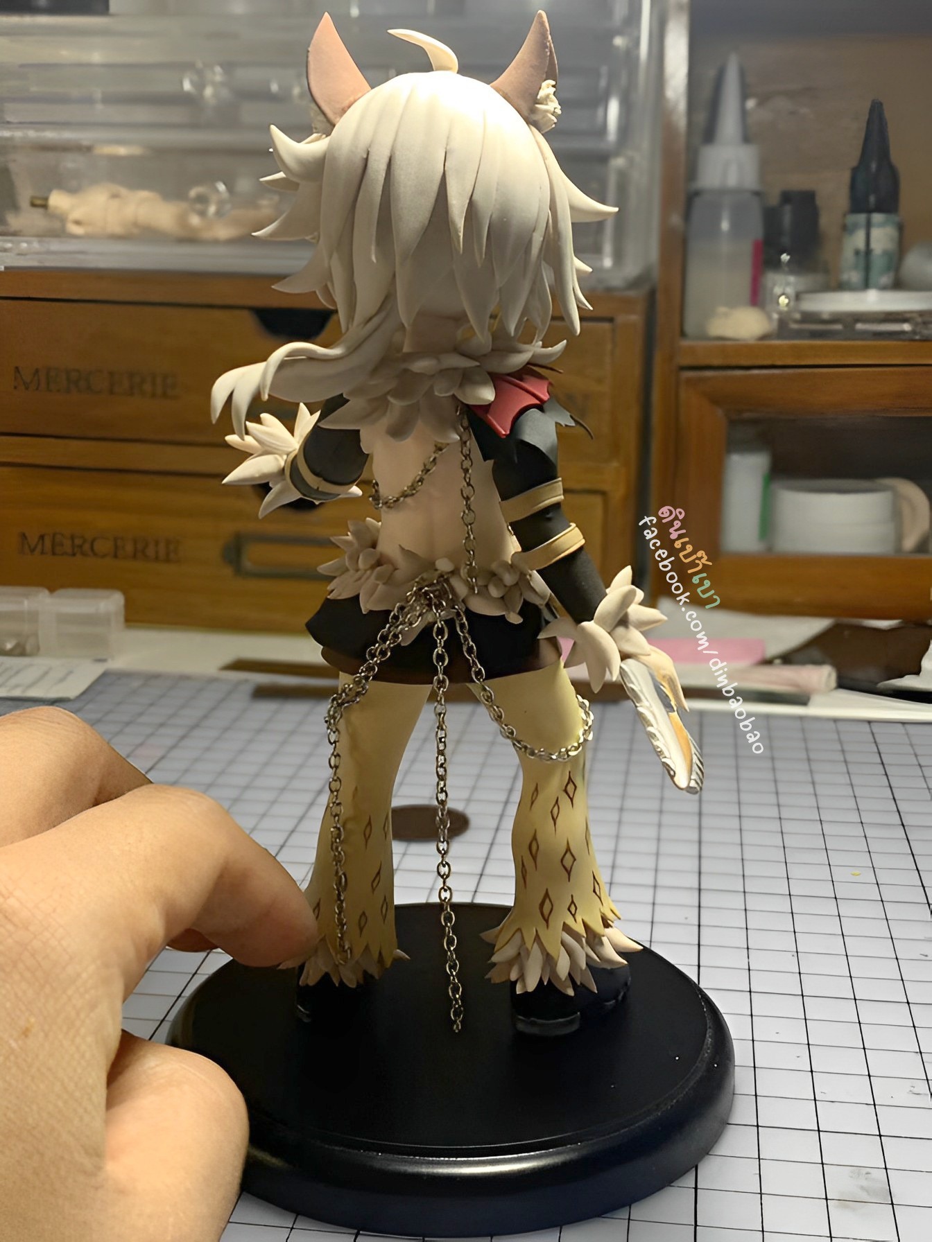 [Handmade] Shadow Chaser + Elanor Wig Model Figure with Light Clay ...