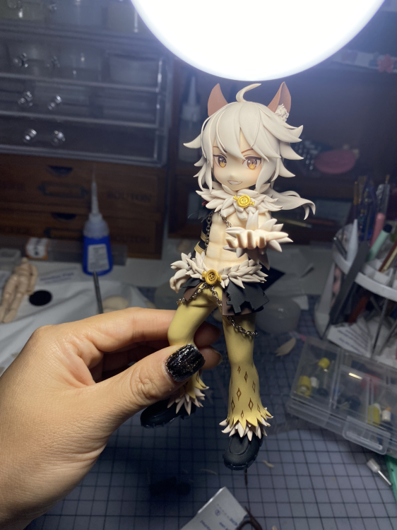[Handmade] Shadow Chaser + Elanor Wig Model Figure with Light Clay ...